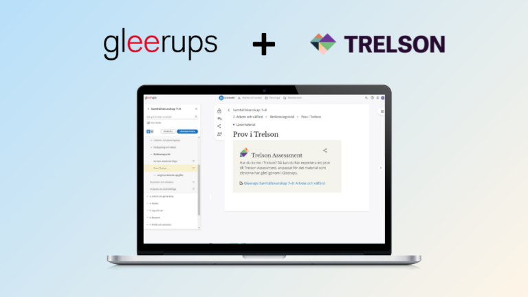 New Collaboration: Trelson and Gleerups - Trelson