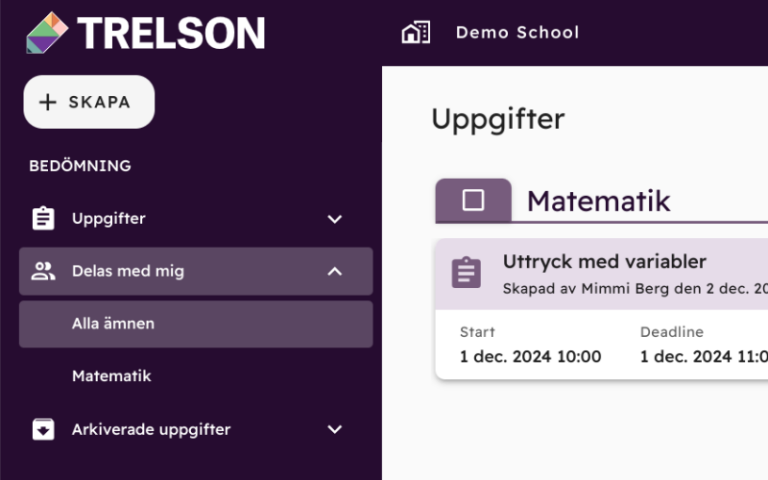 Trelson får ett nytt utseende